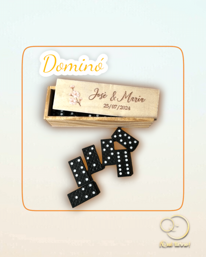 Dominós para invitados - ¡Qué Tierno!